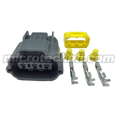 3Pin Coil Connector (Grey) - Microtech EFI